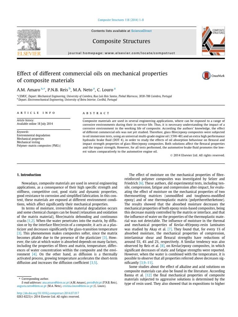 Composite Structures | PDF | Strength Of Materials | Composite Material