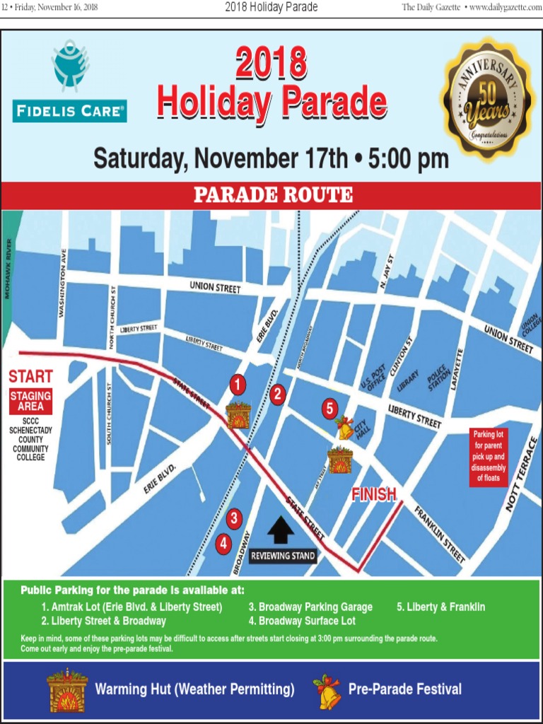 Fidelis Care Holiday Parade Map | PDF