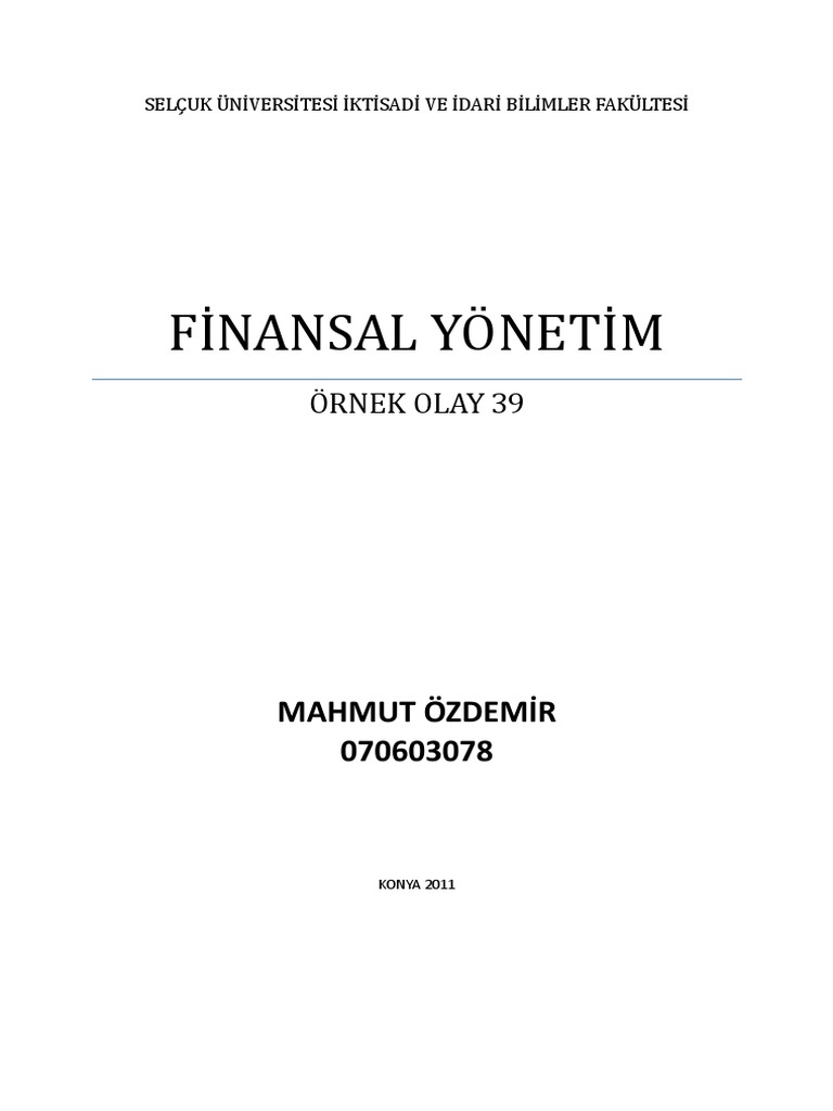Ornek Olay-39.1 | PDF