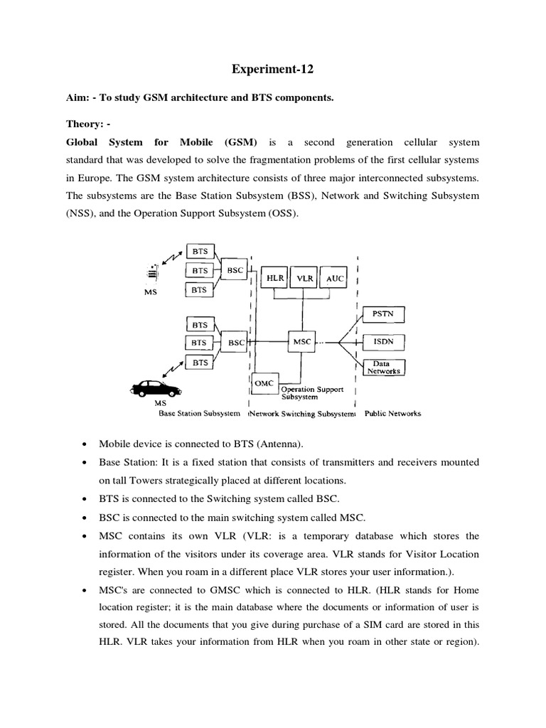 BTS Components | PDF | Information And Communications Technology | Radio