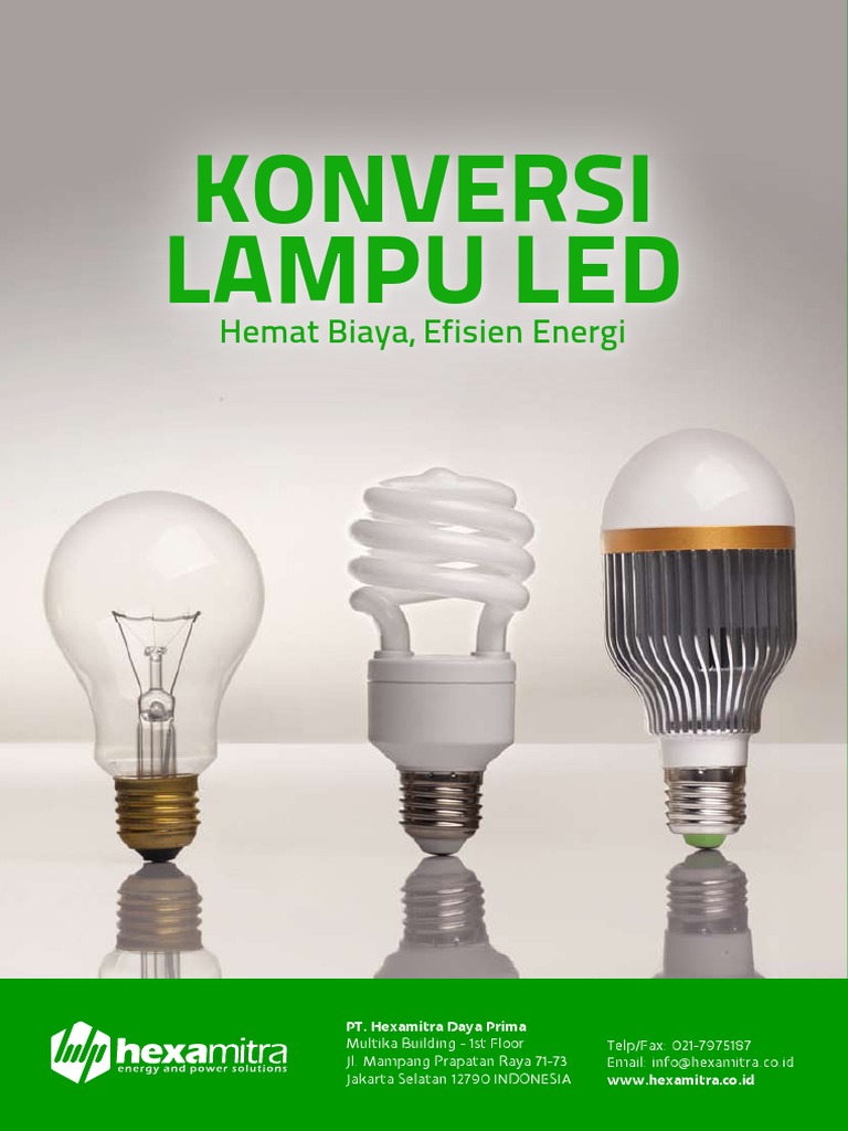 Konversi Lampu LED Hemat Energi | PDF | Griya & Taman | Komputer