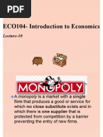 Understanding Monopoly Economics Concepts | PDF
