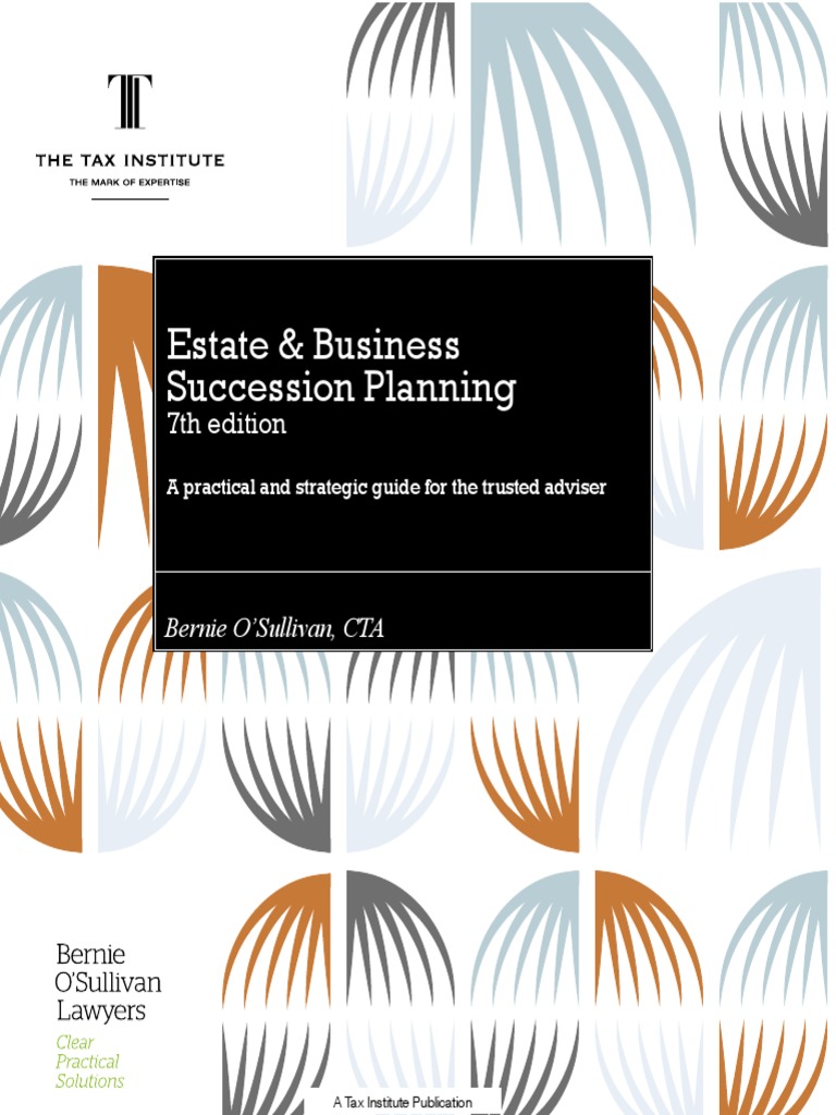 (O'Sullivan, Bernie) Estate and Business Success (B-Ok - CC) | PDF ...