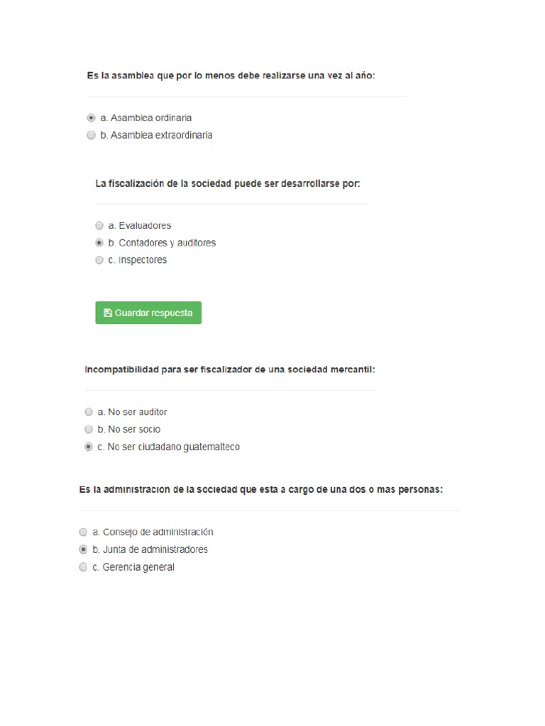 Preguntas Derecho Evaluanet Cap4 | PDF