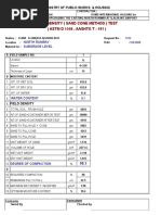 Soil Compaction Test Report | PDF | Density | Sustainable Building