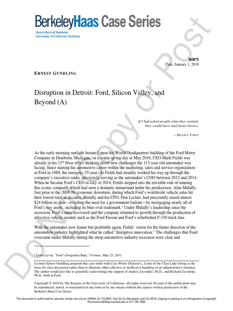 Ford | PDF | Ford Motor Company | Autonomous Car