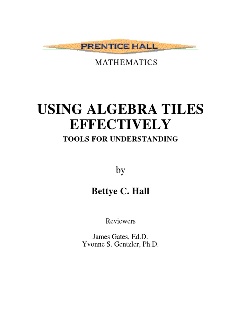 Using Algebra Tiles Effectively | PDF | Equations | Algebra