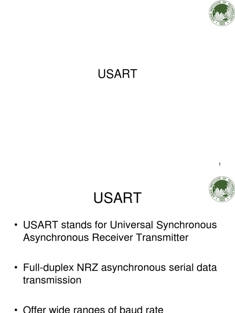 USART and UART Notes PDF | PDF | Telecommunications | Data Transmission