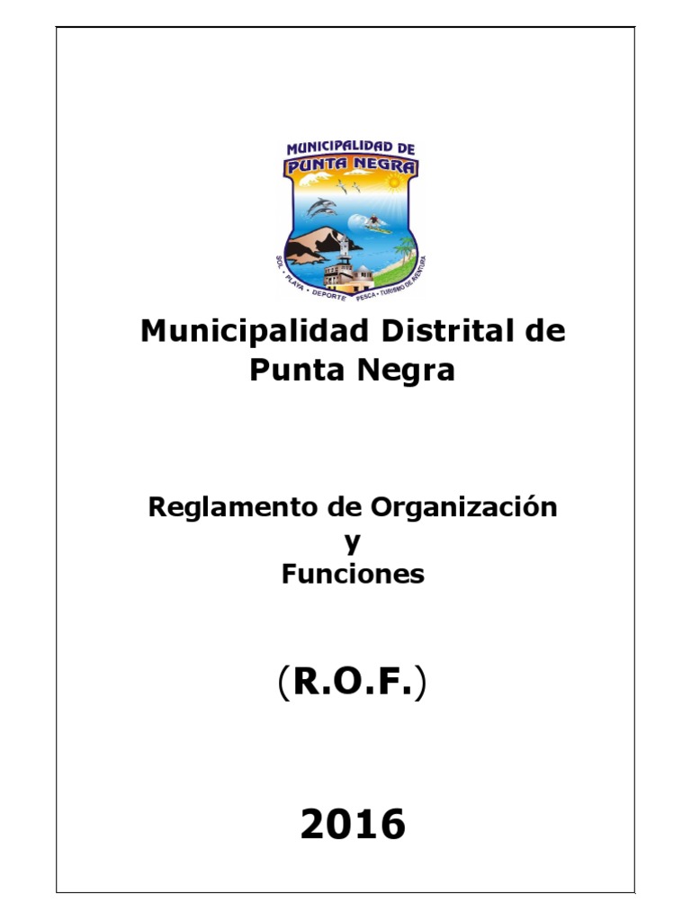 Nuevo Rof | PDF | Alcalde | Gobierno local
