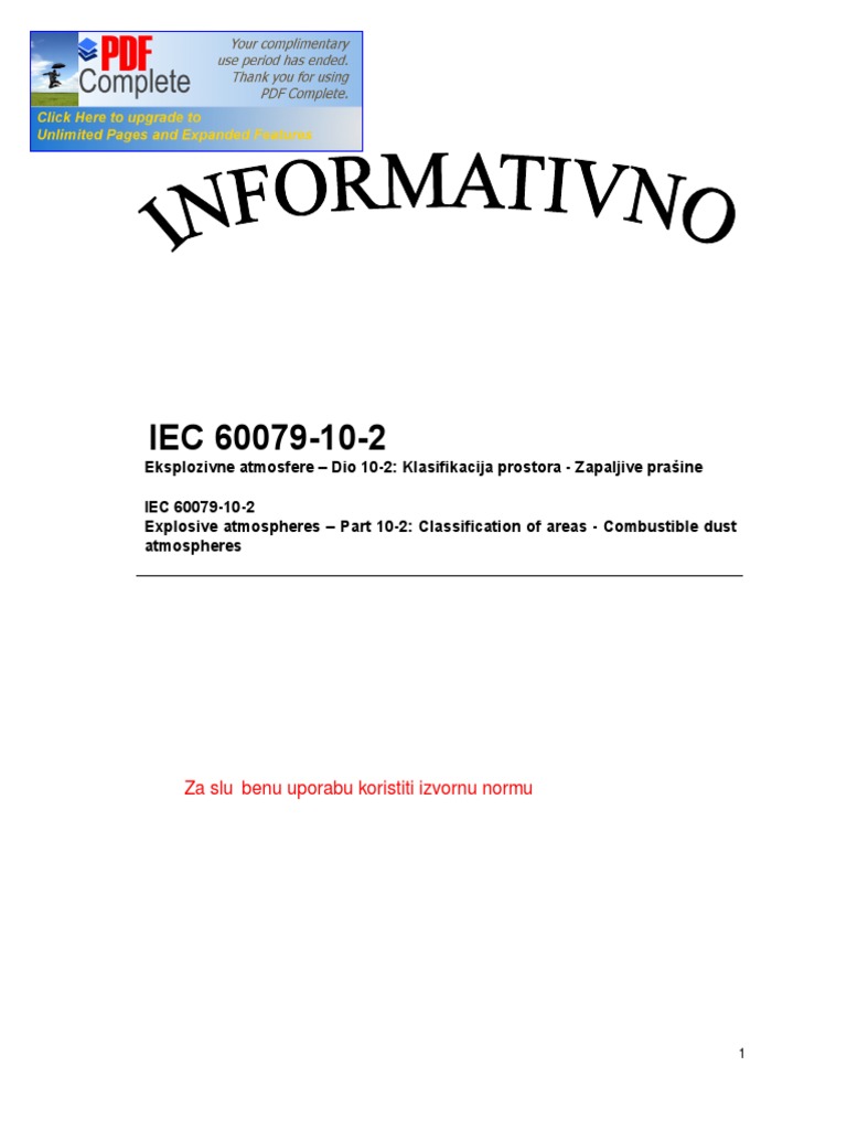Iec 60079-10-2 | PDF