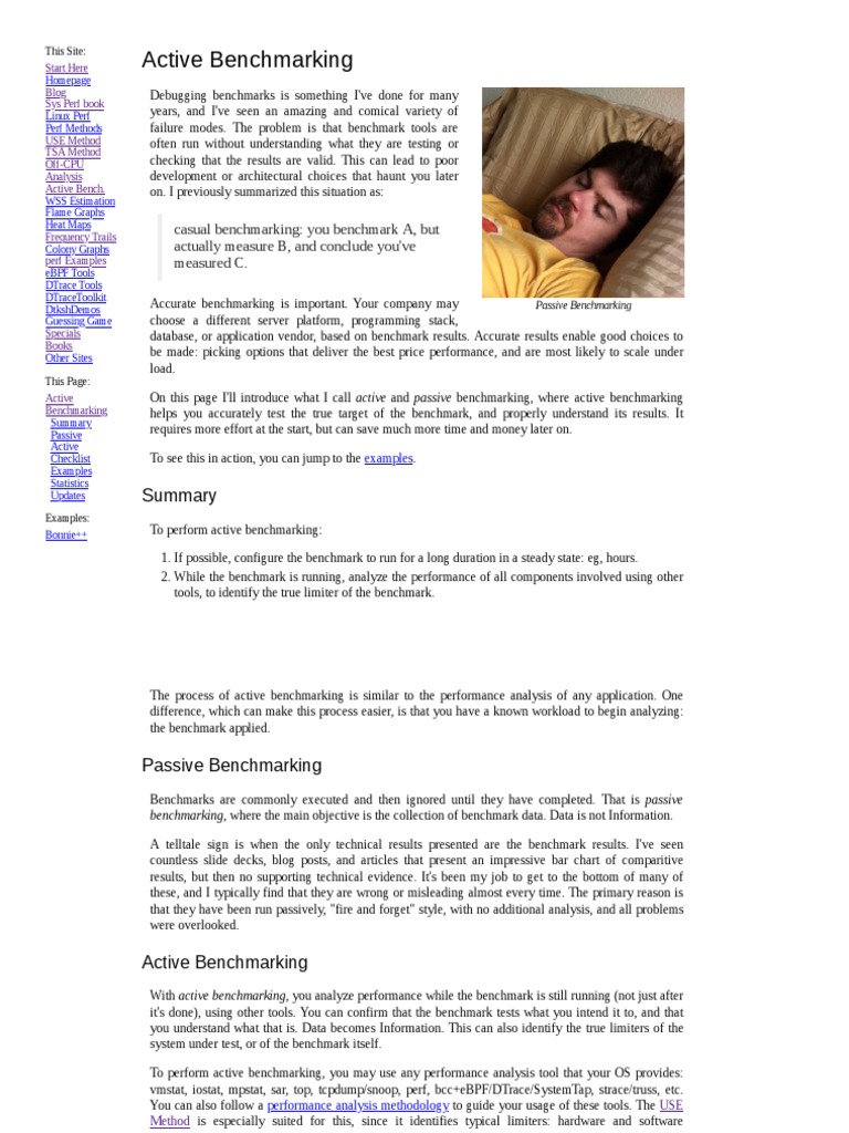 Active Benchmarking: Casual Benchmarking: You Benchmark A, But Actually Measure B, and Conclude ...