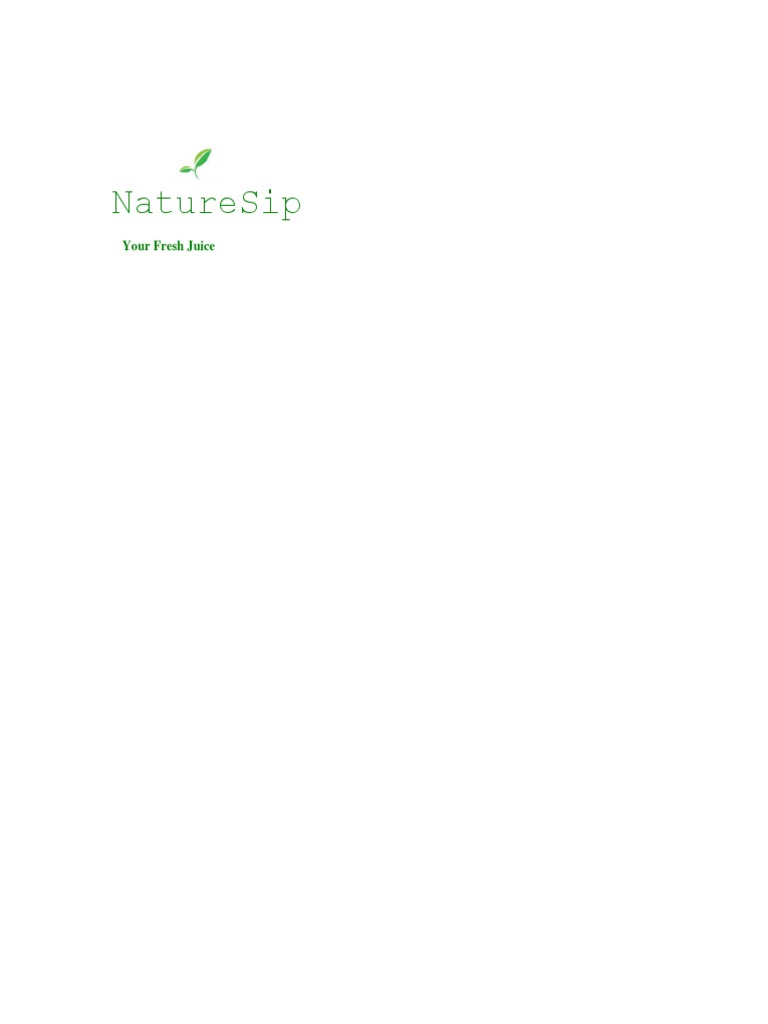 Nature Sip | PDF