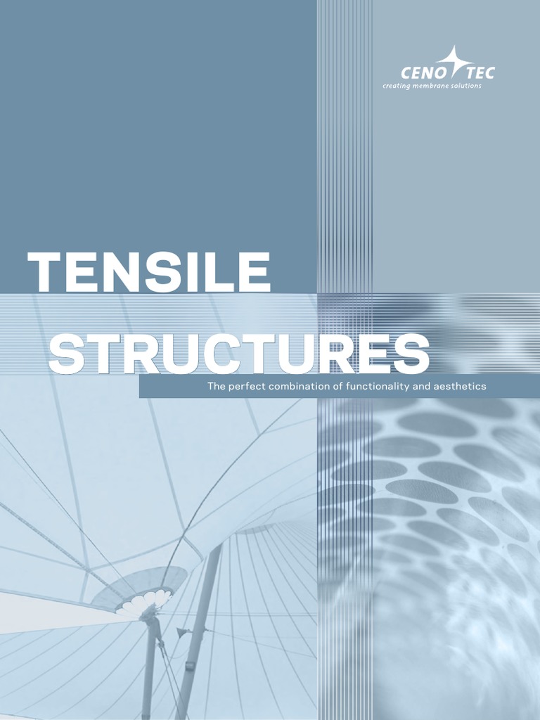 Tensile Structures CENO TEC PDF | PDF | Textiles | Fiberglass