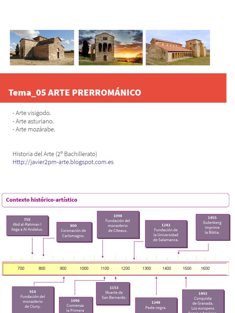 Ejemplos de Arte Prerrománico | PDF | Arquitectura europea | Medios de arte