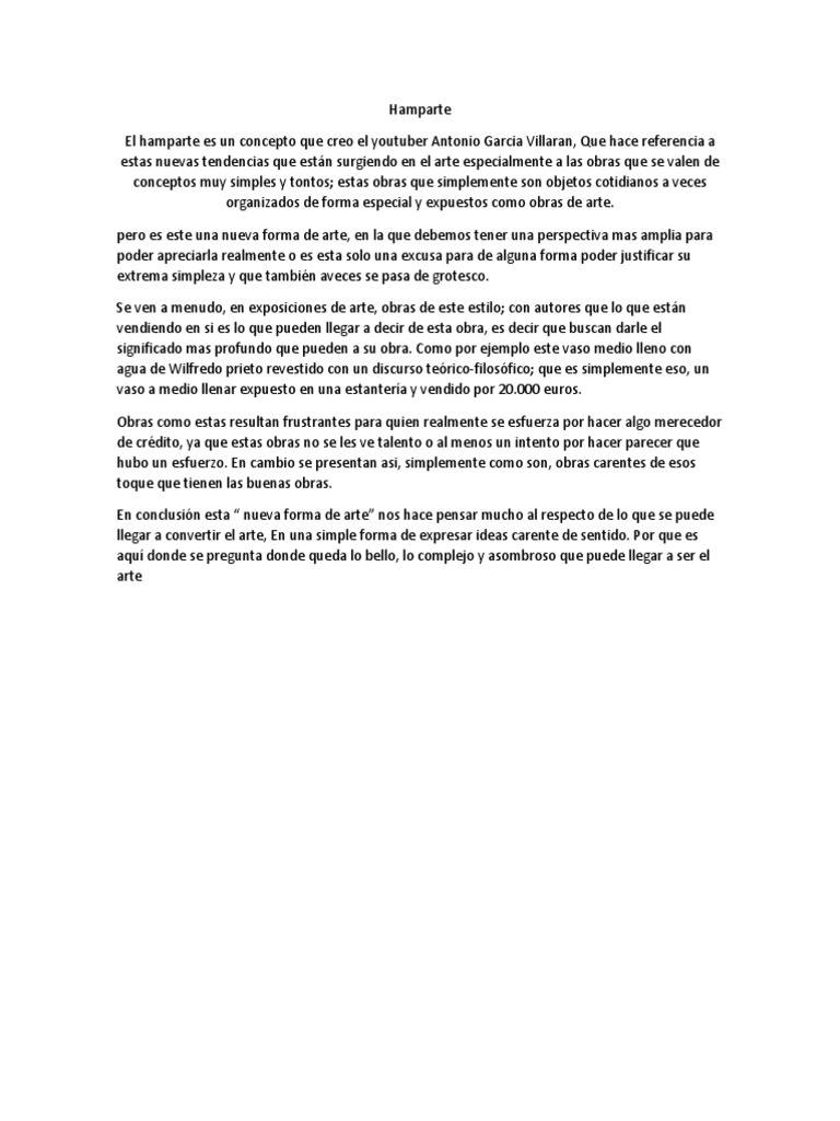 Hamparte | PDF