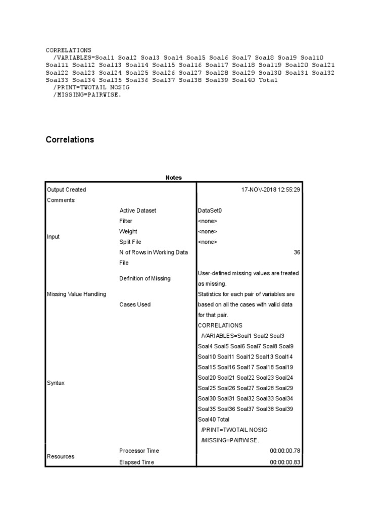 Correlation Matrix | PDF | Correlation And Dependence | Areas Of ...