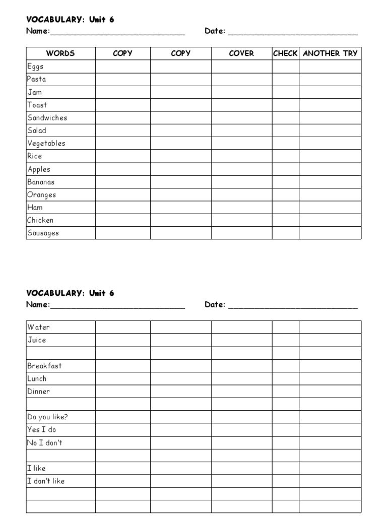 VOCABULARY Explorers 3 Unit 5 | PDF