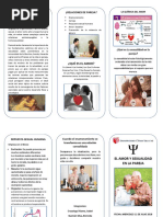 Triptico ENAMORAMIENTO | PDF | Amor | Las emociones