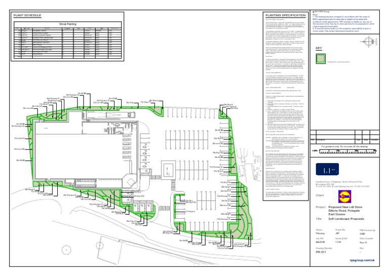 Planting Specification Plant Schedule | PDF | Mulch | Topsoil