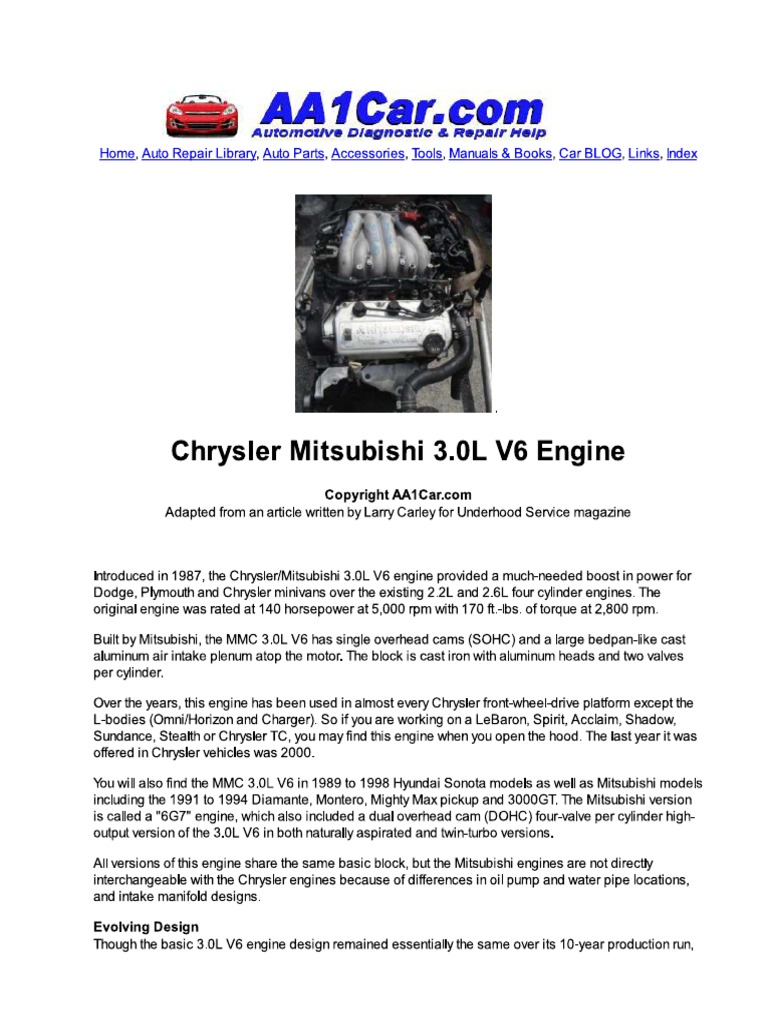 LeBaron Engine Development History | PDF