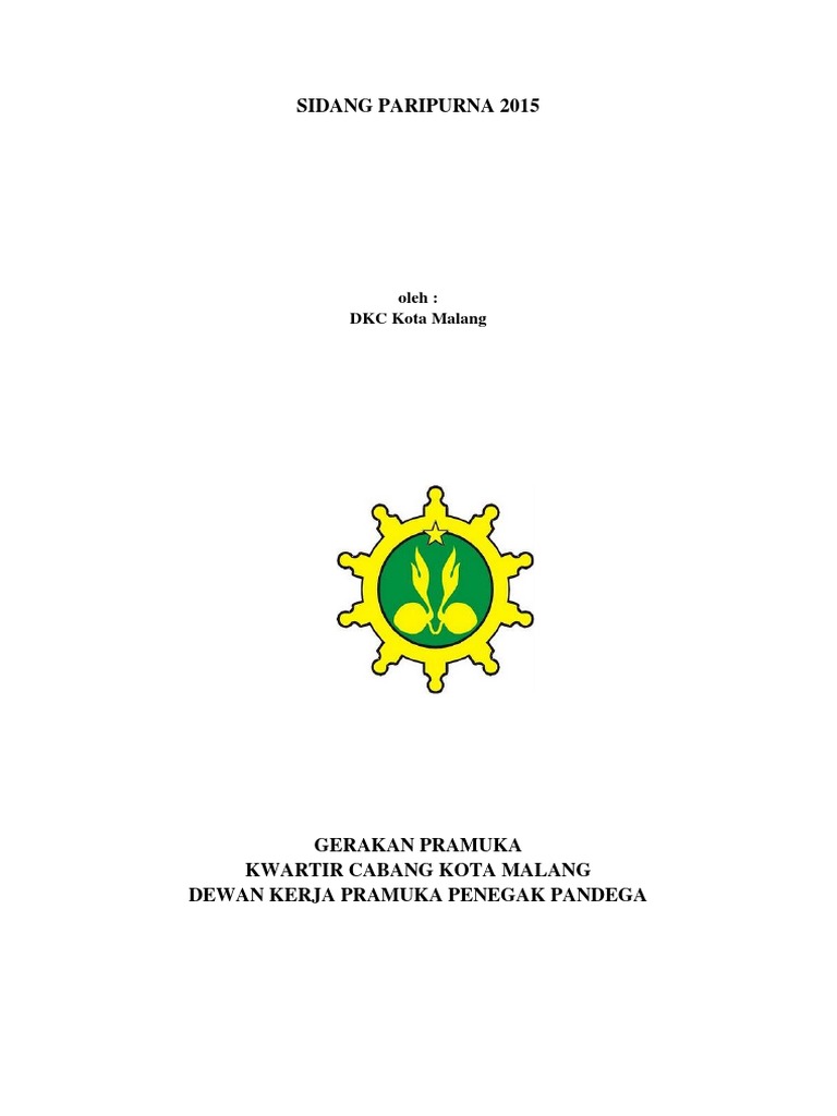 Contoh Program Gudep Penggalang | PDF