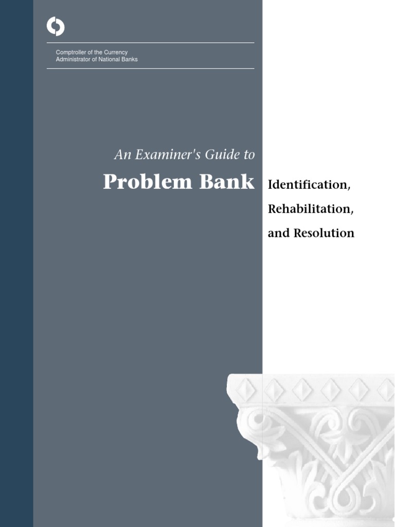 Problem Bank Identification, Rehabilitation and Resolution | PDF ...