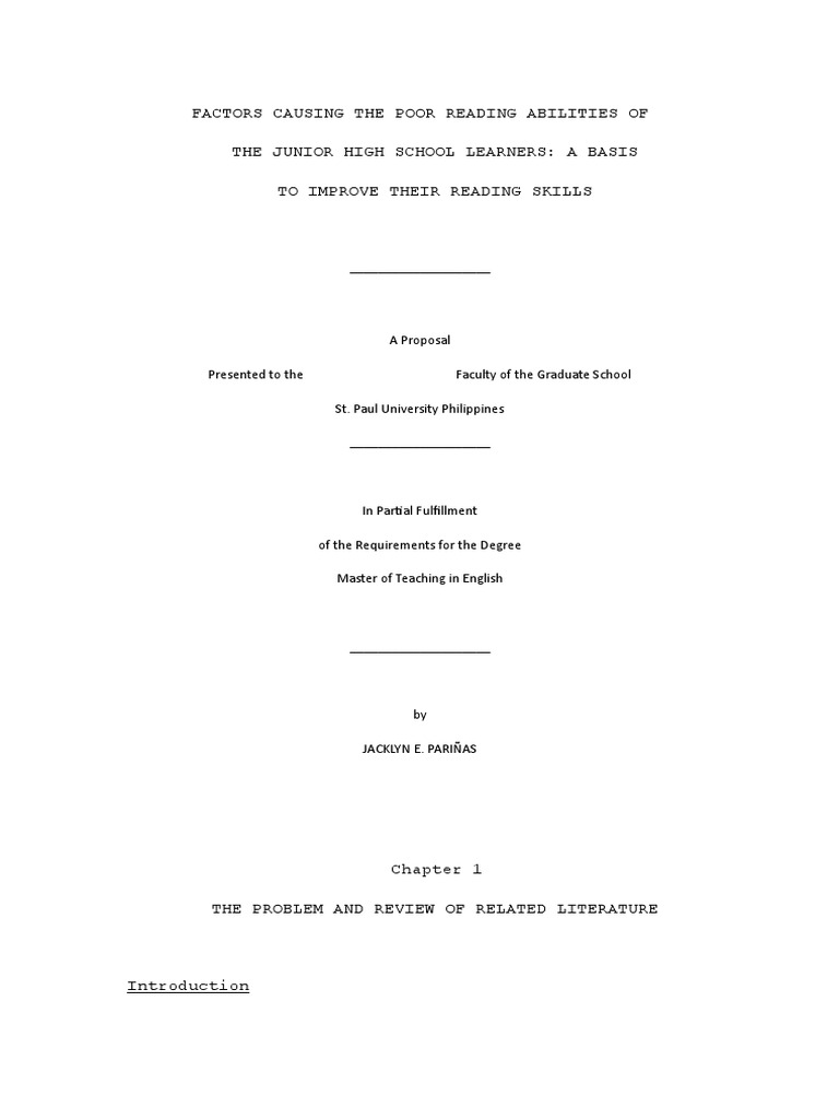 Research MST English | PDF | Reading Comprehension | Reading (Process)