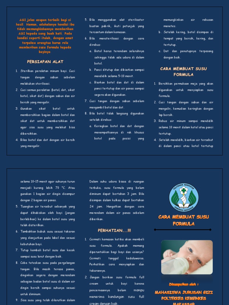 Leaflet Susu Formula | PDF
