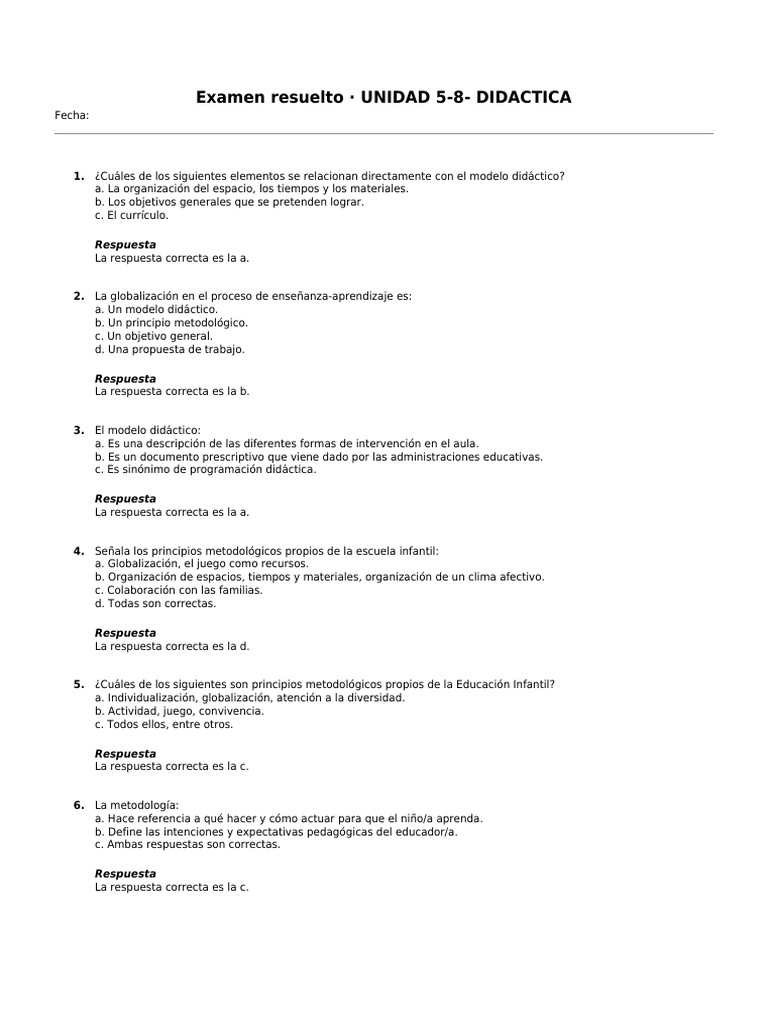 examen-UD 5-8 PDF | PDF | Metodología | Ciencia cognitiva