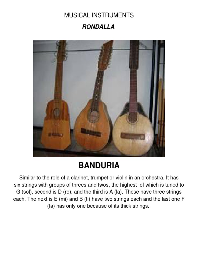 Piccolo Rondalla Instrument