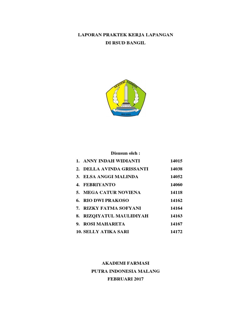 Laporan PKL Mahasiswa di RSUD Bangil | PDF