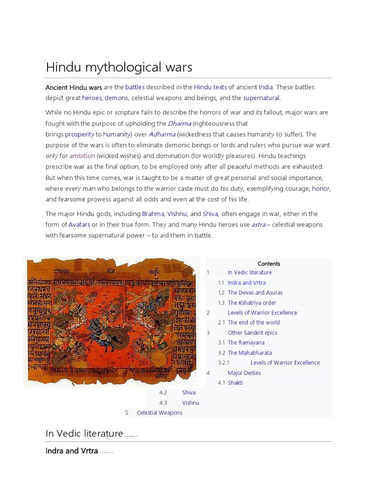 Hindu Warriors | PDF | 1st Millennium Bc Books | Indian Religions