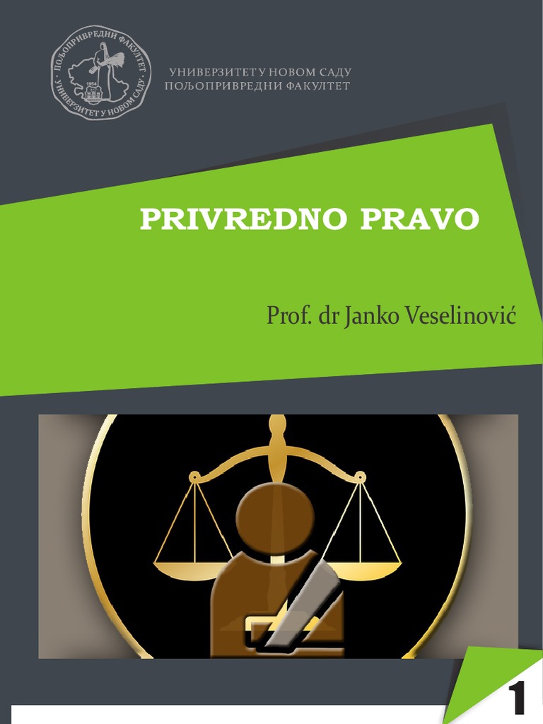 Privredno Pravo | PDF