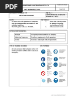 Safe Work Procedure Template Guide | PDF