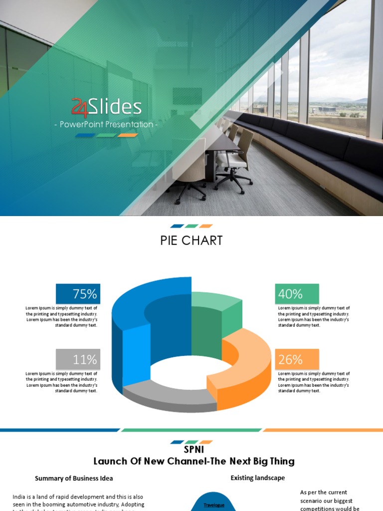 24slides Free Template Presentation | PDF | Advertising | Car