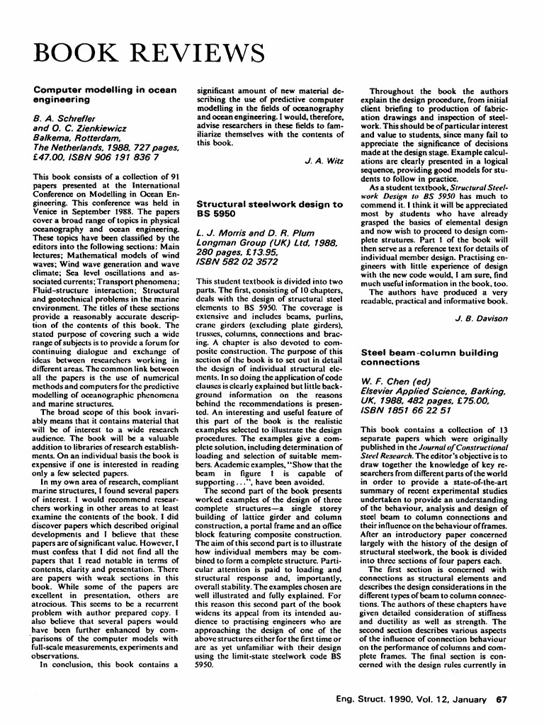Structural Steelwork Design To Bs 5950 | PDF | Books | Beam (Structure)