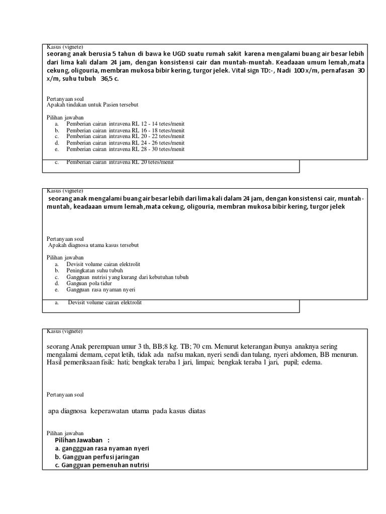 Contoh Soal Kasus Uji Kompetensi PDF | PDF