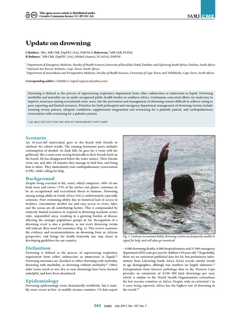 Update On Drowning: Scenario | PDF | Cardiopulmonary Resuscitation ...