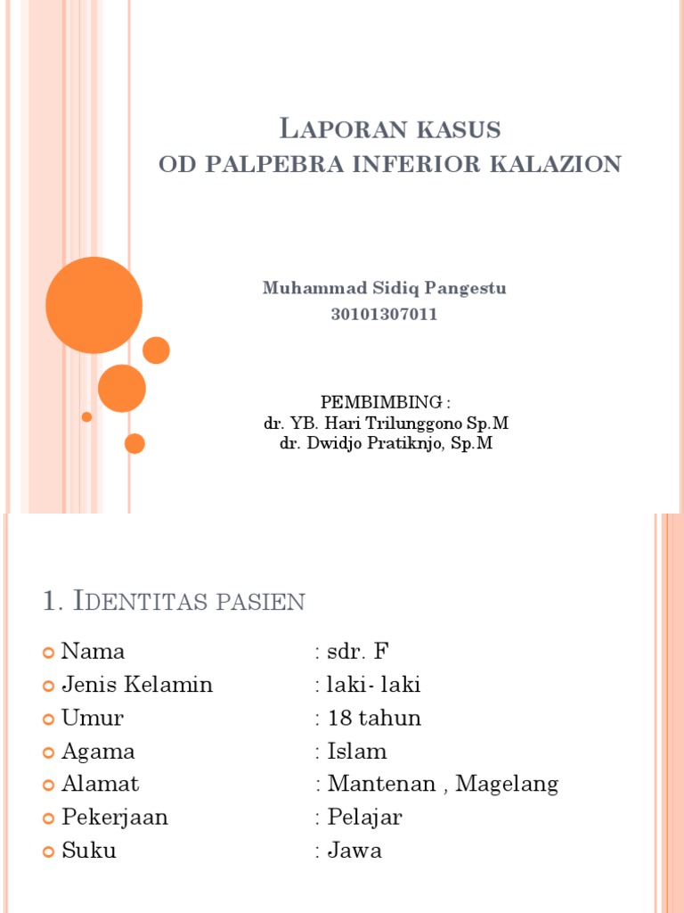 Tatalaksana Kalazion pada Palpebra Inferior | PDF