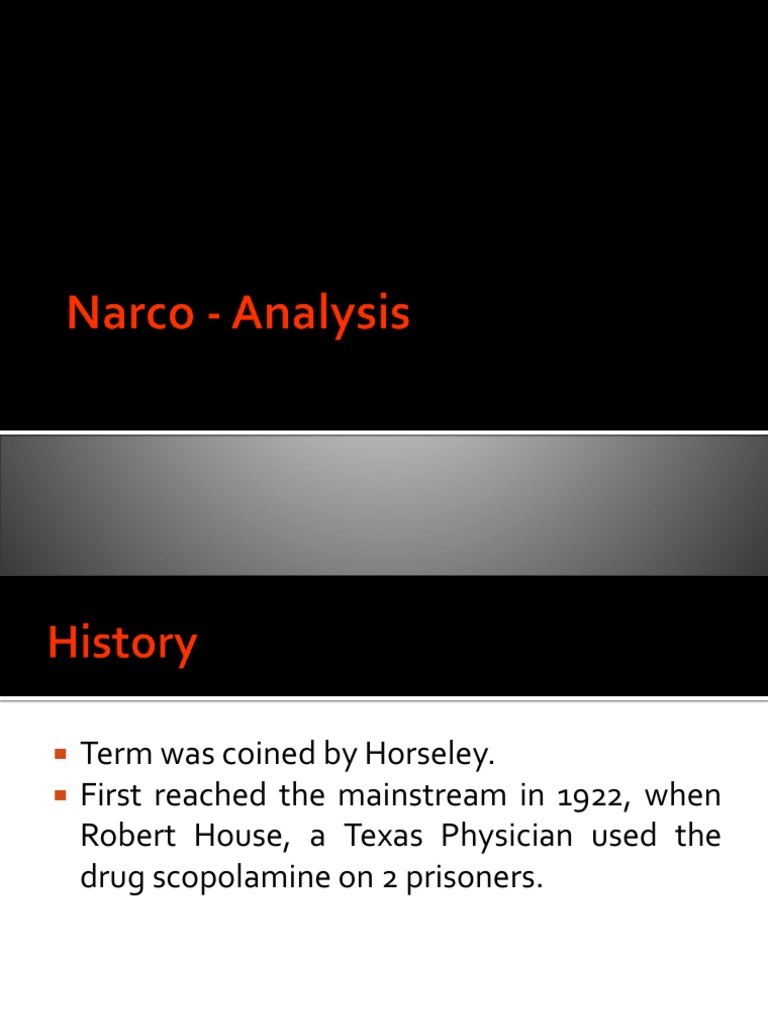 Narco - Analysis | PDF | Hypnosis | Neuroscience
