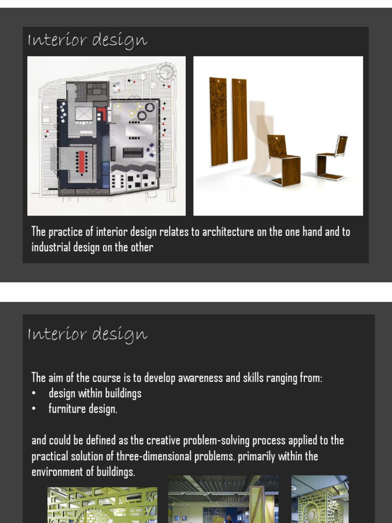 Interior Design Course Guide | PDF | Design | Retail