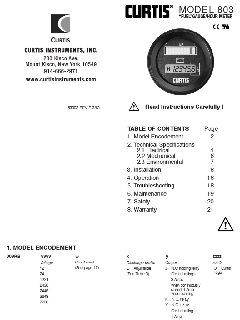 803 Manual en PDF | PDF | Series And Parallel Circuits | Relay