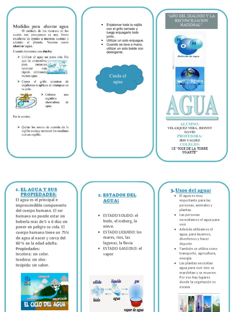 AGUA.docx | Agua | Química Física