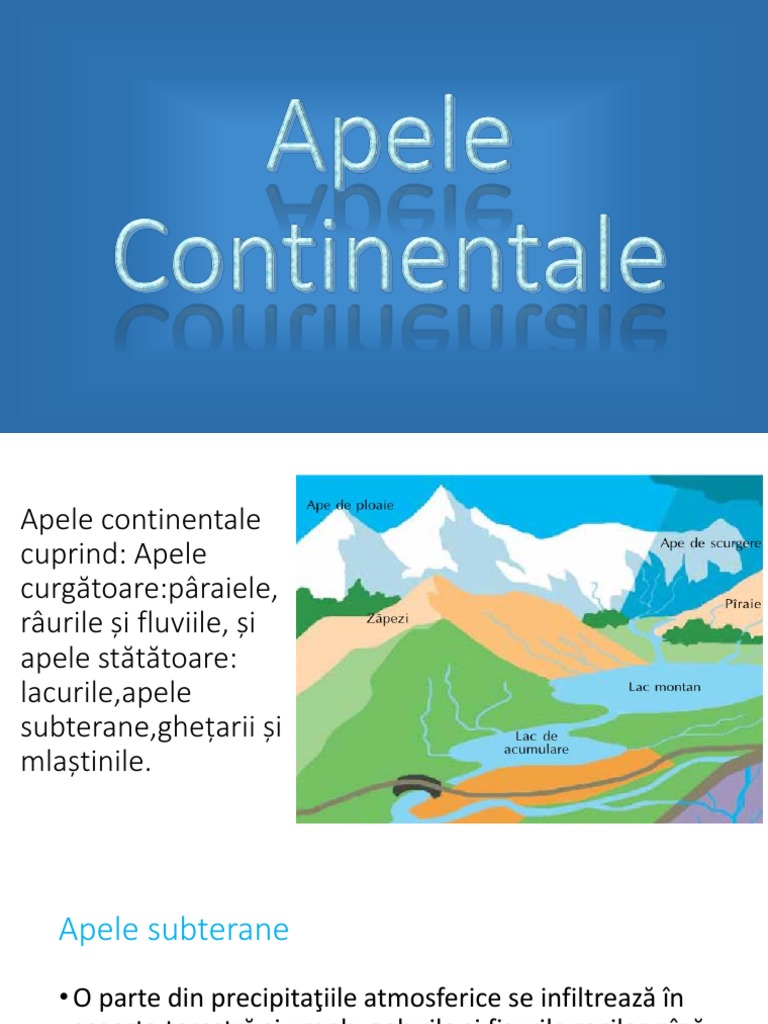 Apele Continentale | PDF