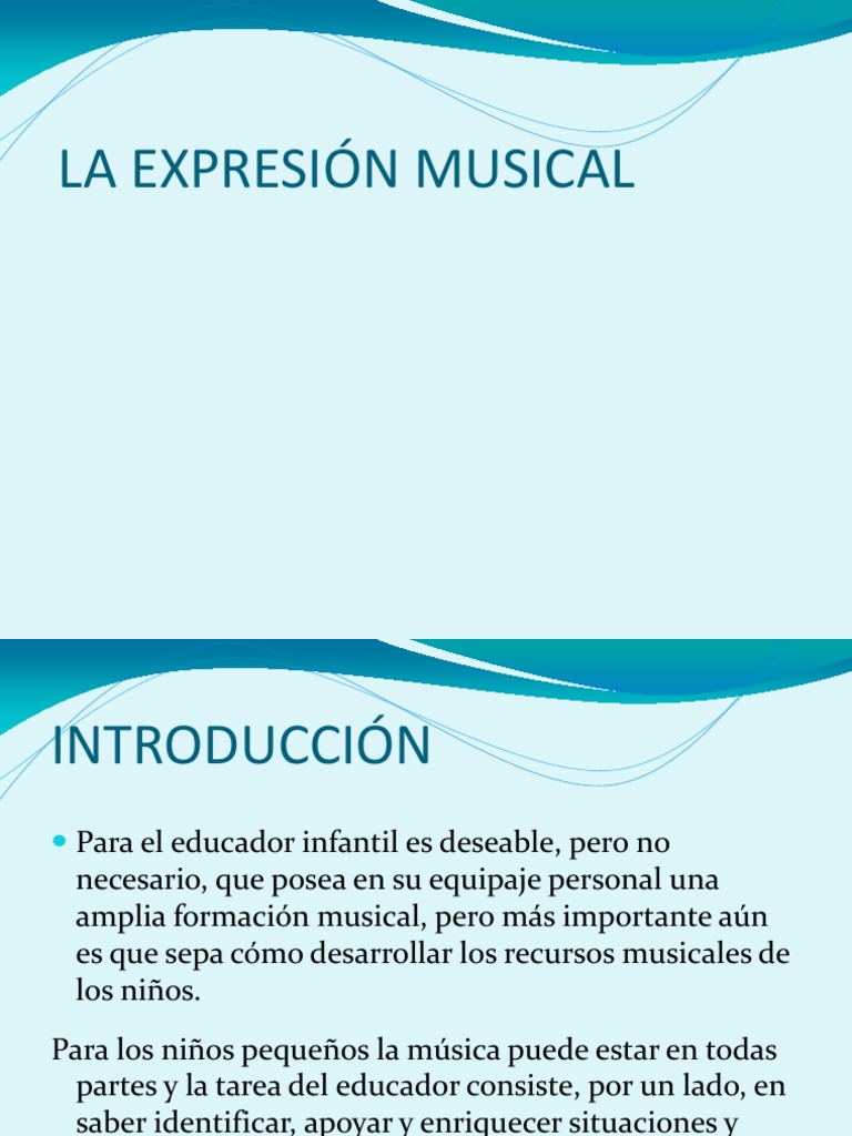 La Expresion Musical | PDF | Ritmo | Sonido