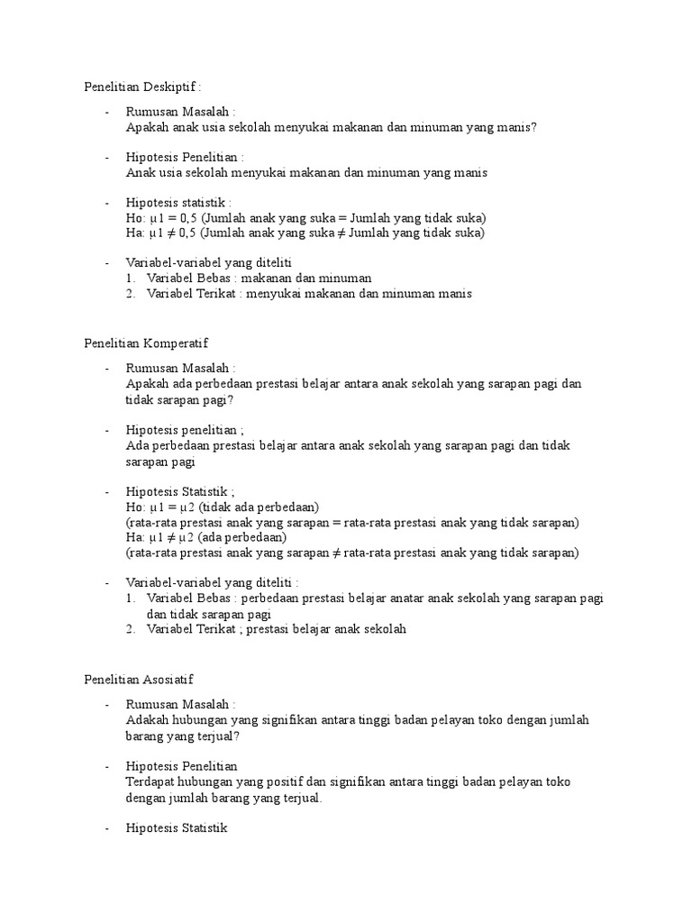 Contoh Proposal Penelitian | PDF