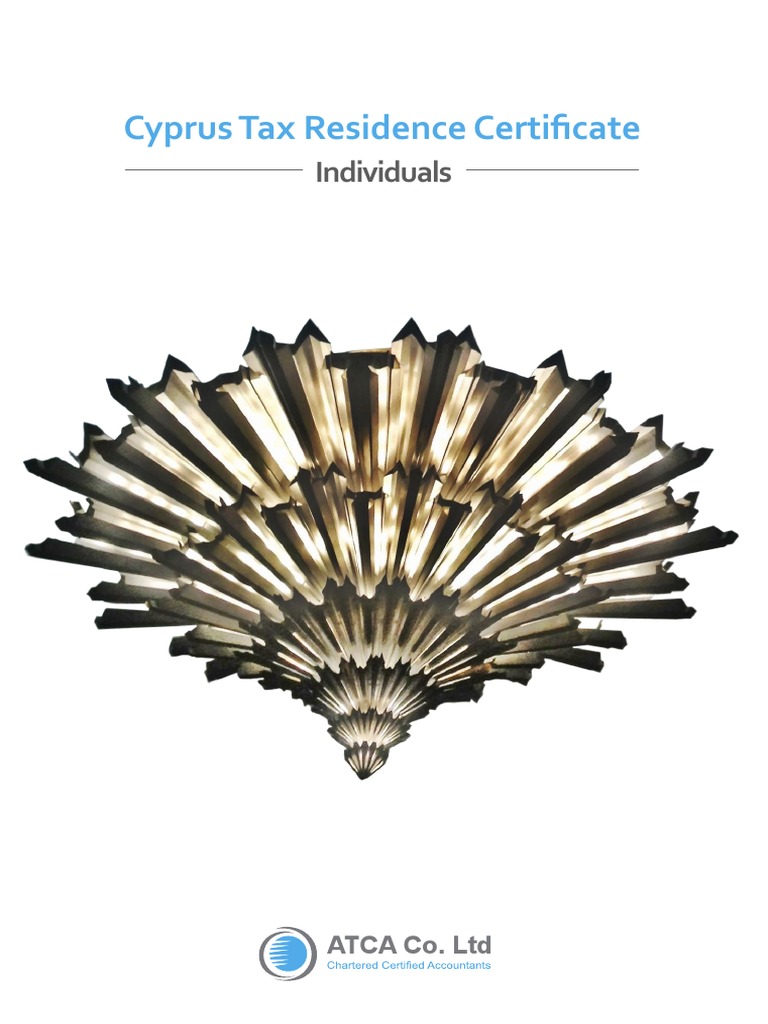 Cyprus Tax Residence | PDF | Withholding Tax | Taxes