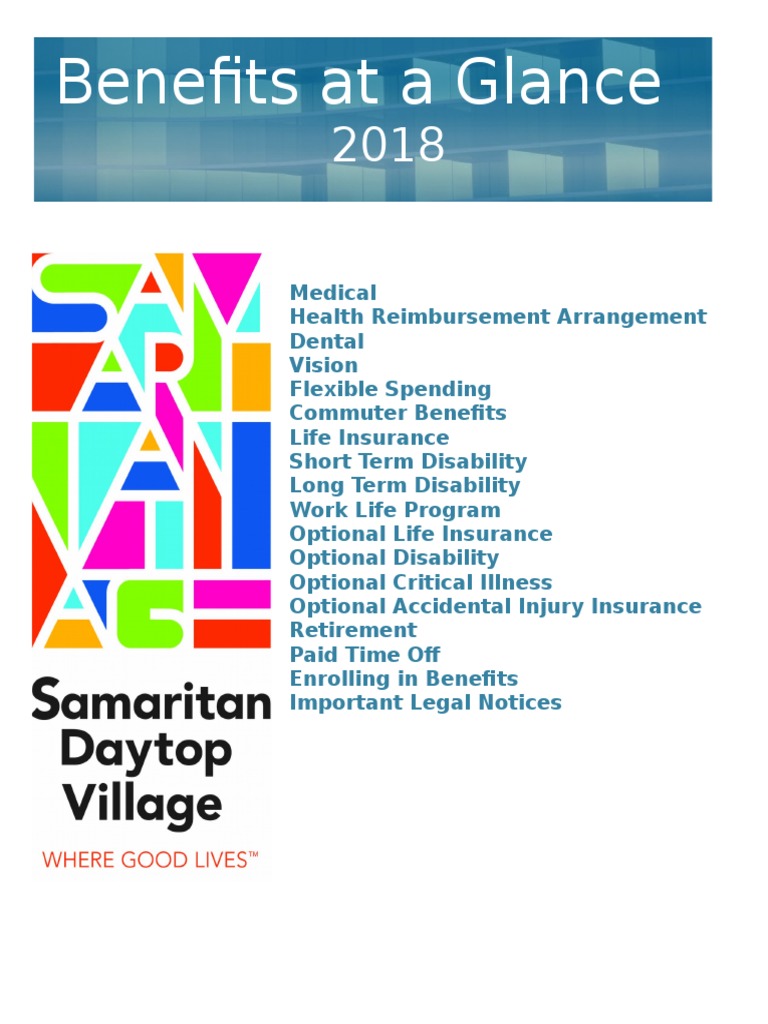 2018 Employee Benefits at a Glance | Medicaid | Employee Benefits