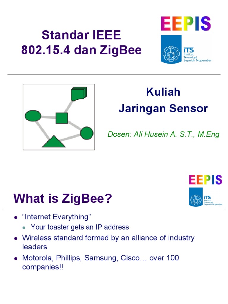 Standar IEEE 802.15.4 Dan ZigBee | PDF | Computer Network | Electronics