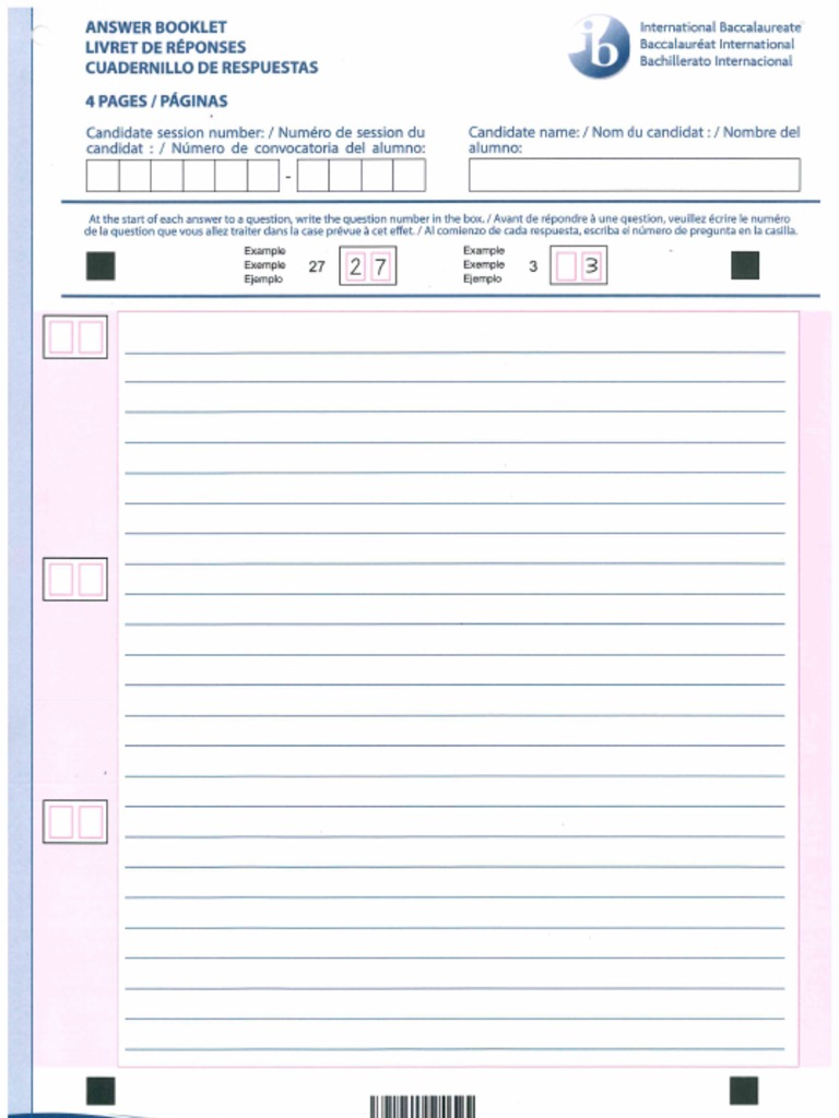 Cuadernillo Respuestas Ib | PDF